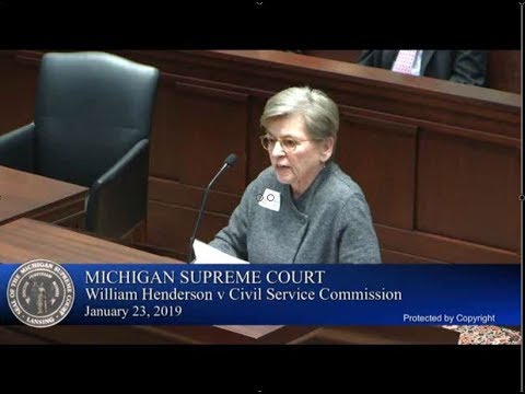 156270 William Henderson v Civil Service Commission