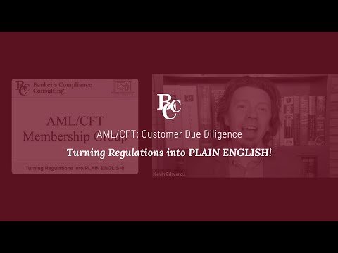 AML/CFT: Customer Due Diligence