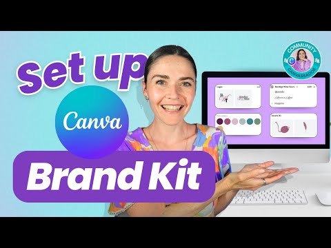 How to Use Canva Brand Kit! Add your logo, fonts, colours and elements for easy access