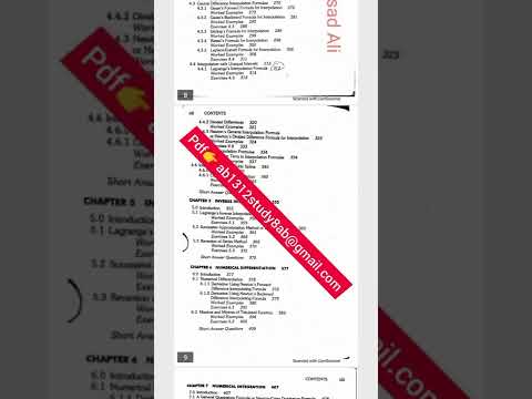 Numerical Analysis Book ||Sivaramakrishna Das / Vijayakumari //#shorts (@mbmathematics)