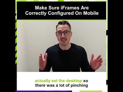 Make Sure iFrames Are Correctly Configured On Mobile | Weekly Website Win | Impact Media