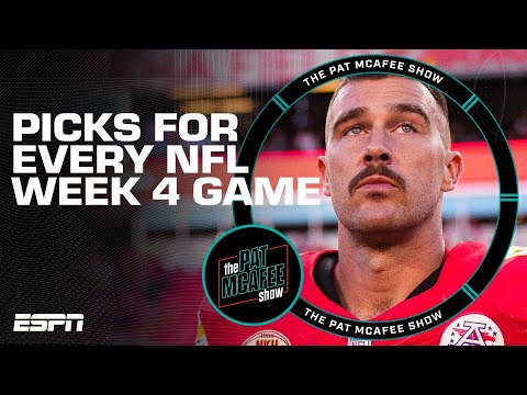 The Pat McAfee Show’s NFL Week 4 Picks 🍿