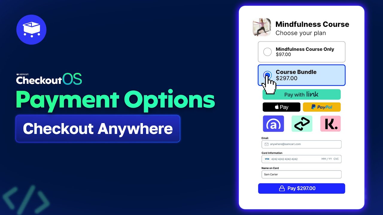 🎉 NEW FEATURE: Payment Options on Checkout Anywhere