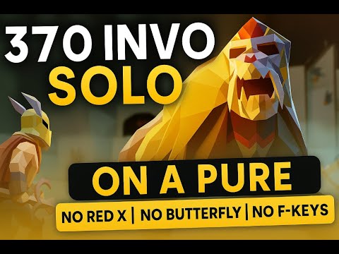 OSRS 370 ToA Solo on Pure | No Red X, No Butterfly, No F-Keys – Full Run