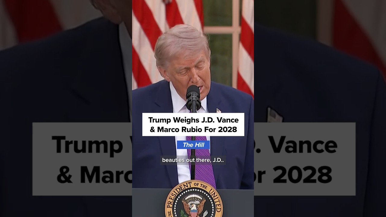 Trump floats J.D. Vance and Marco Rubio as a 2028 'dream team'