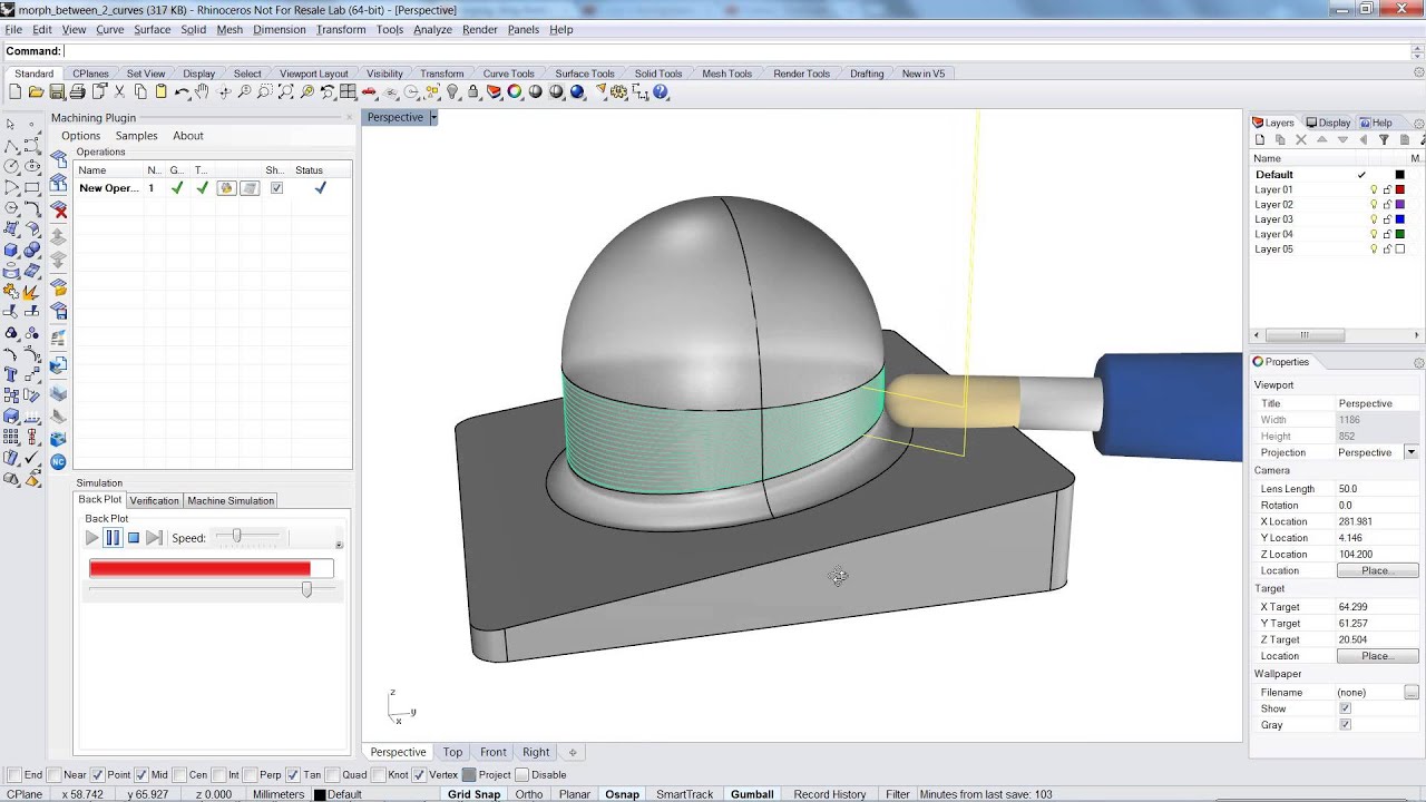 Morph between two curves - Lesson 03 - Avoid collisions