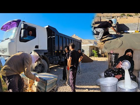 Pouring the Roof Concrete at Hasan’s House & Installing Doors and Windows