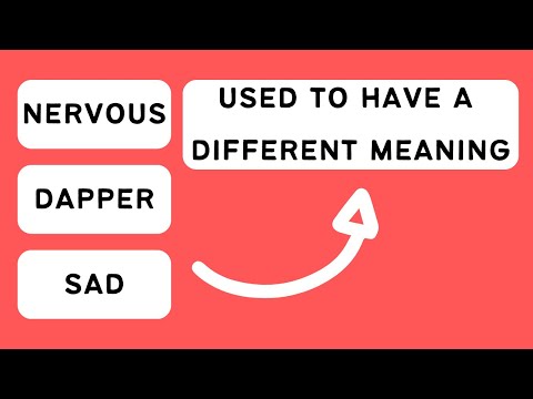 “How Language Changes: 5 English Words with Different Meanings in the Past”
