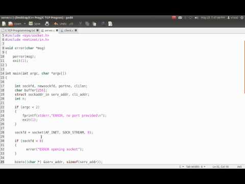 Socket Programming (TCP) using C: | Vinod Pillai