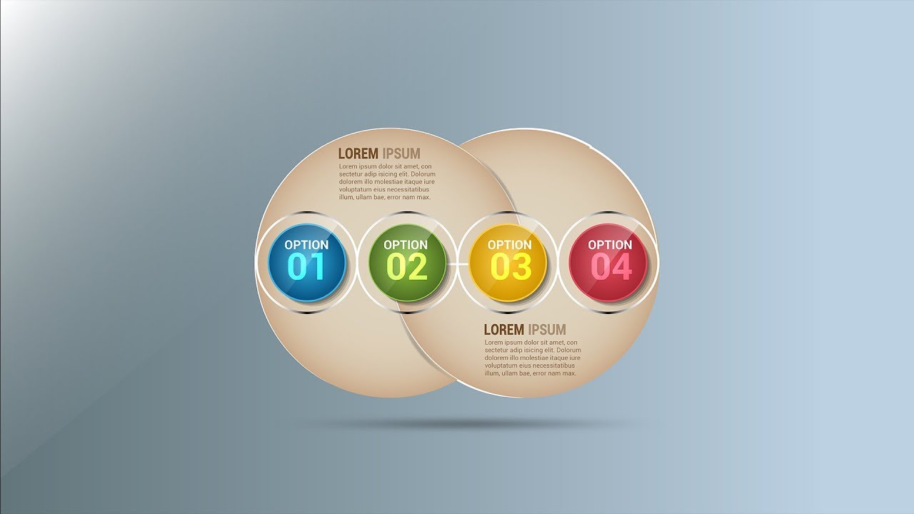 Illustrator CC Tutorial | Graphic Design | Circular Infographics