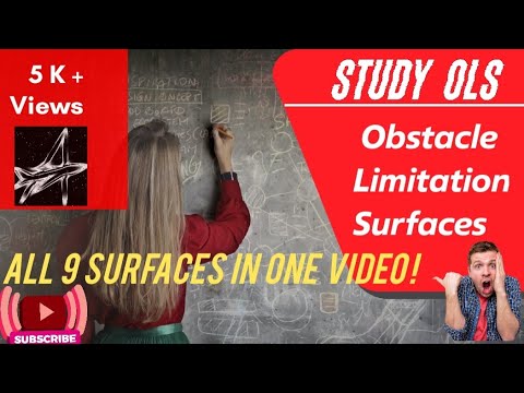 OLS ( Obstacle Limitation Surfaces ) fully explained with All "9" surfaces in one video 🔥👌