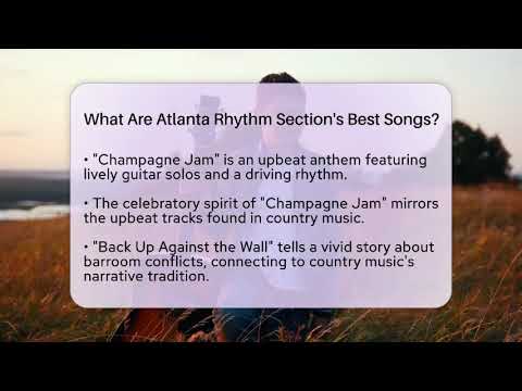 What Are Atlanta Rhythm Section's Best Songs? - Country Music Chronicles