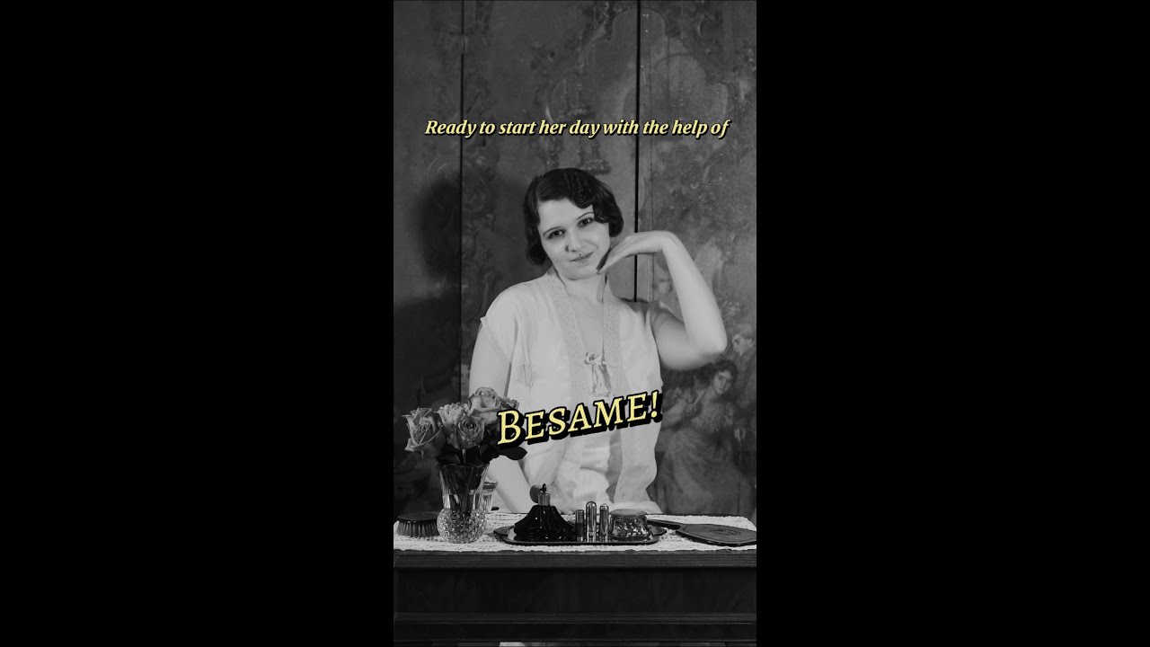 1920s GRWM ft. Besame Cosmetics || #shorts #1920s