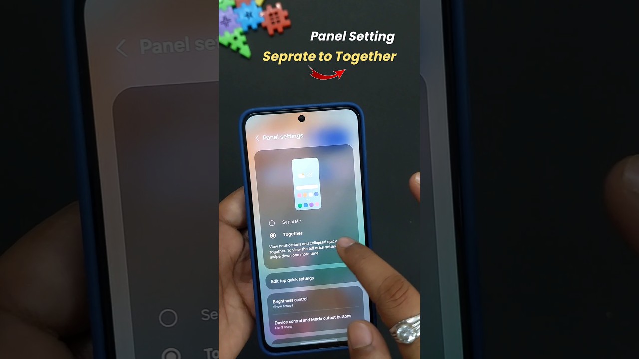 Samsung One UI 8 ✨️ Panel Setting