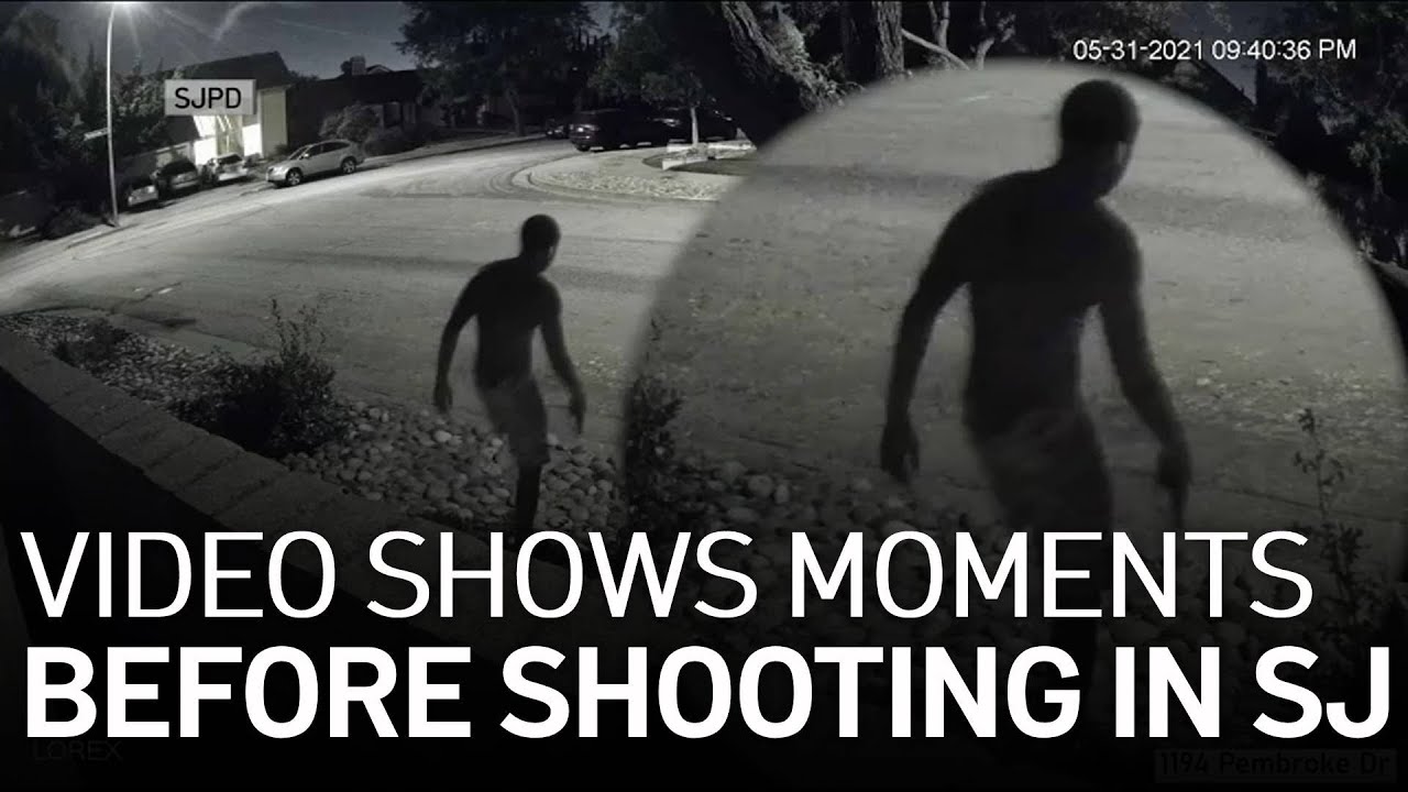Surveillance Video Shows Moments Before Shooting in San Jose