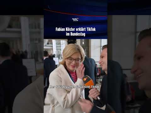 Fabian Köster erklärt Tiktok im Bundestag | heute-show #shorts