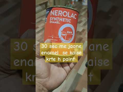 synthetic enamel se kaise krte h paint #Asian paint #Nerolac paint #viral video