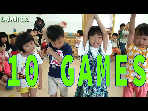 10 ESL games - simple activities [kindergarten]