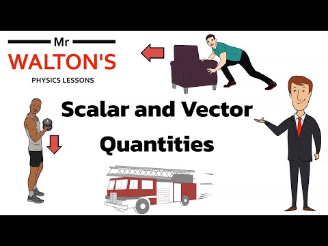 Scalar and Vector Quantities from the forces topic of GCSE science with Mr Walton’s GCSE Physics