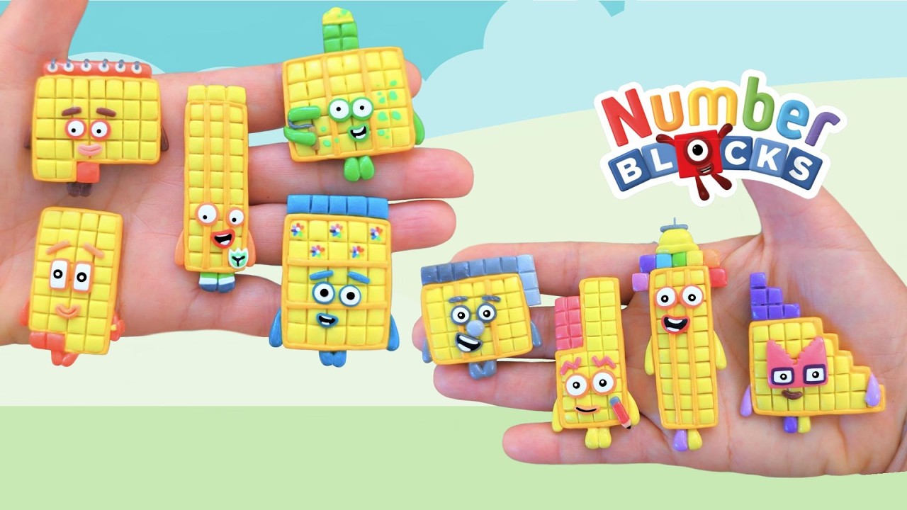 NUMBERBLOCKS PART 11! 31-39 Polymer Clay Tutorial
