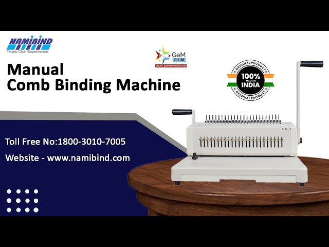 Comb Binding Machines - Wiro And Comb Binding Machine Manufacturer from ...
