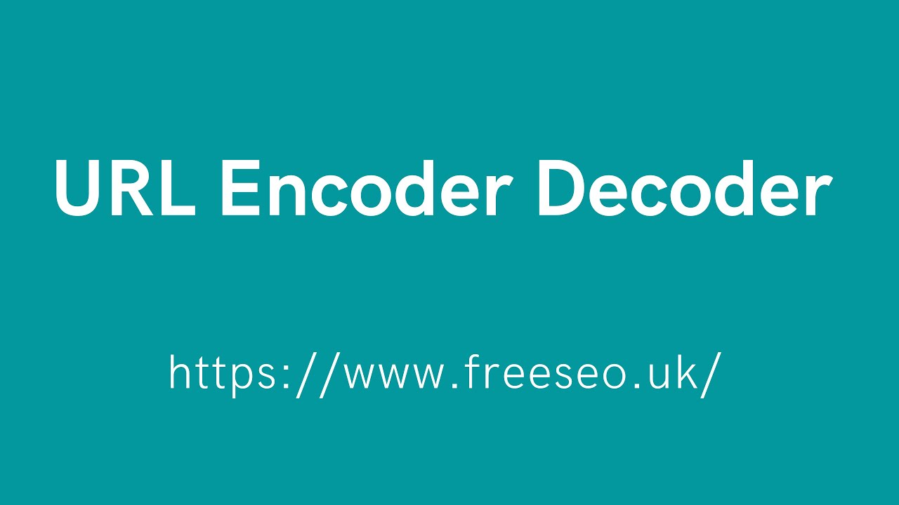 url encoder decoder tools |  Free SEO Tools