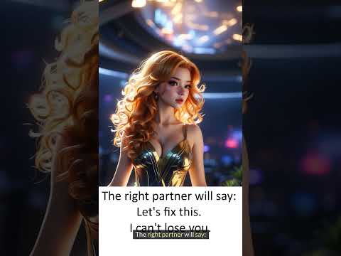 The right partner will say... - Love Stories and Quotes