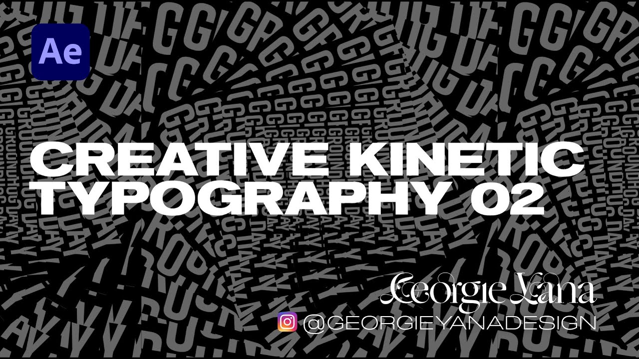 Creative Kinetic Typography 02 | After Effects Tutorial