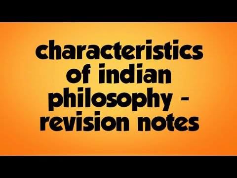 Salient Features of Indian Philosophy