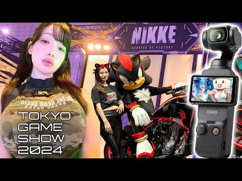 BUSTING OUT the Osmo Pocket 3 on the TGS'24 BABES!! (Tokyo Game Show 2024)