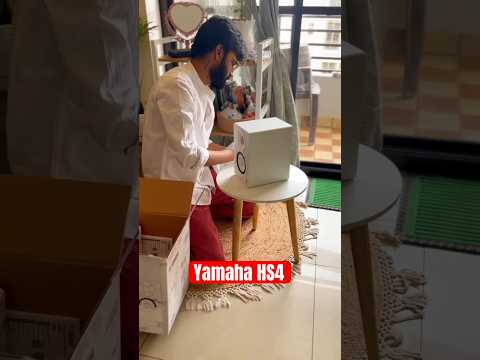 Yamaha HS4 Unboxing #yamaha #producer #yamahahs4 #music #studiomonitor