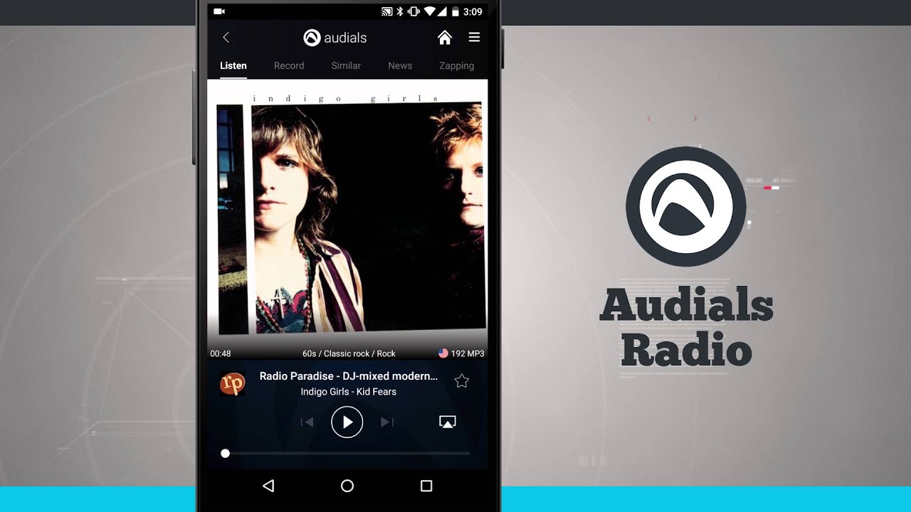 Audials Radio Player Android App Demo