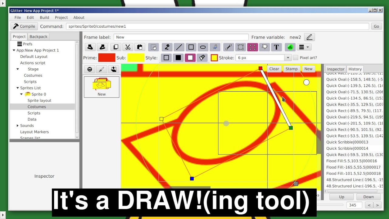 Using Image Editor (GlitterIDE)