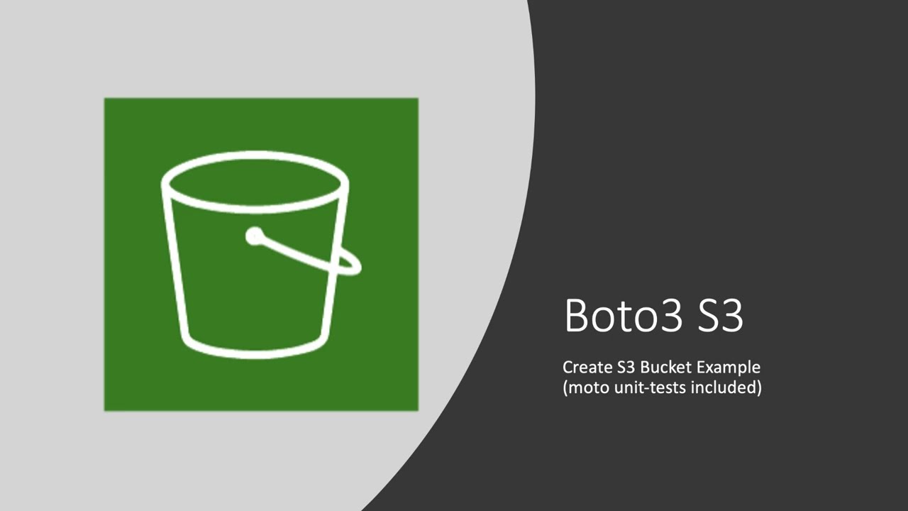 Boto3 Tutorial - Create S3 Bucket