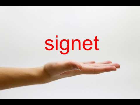 How to Pronounce signet - American English