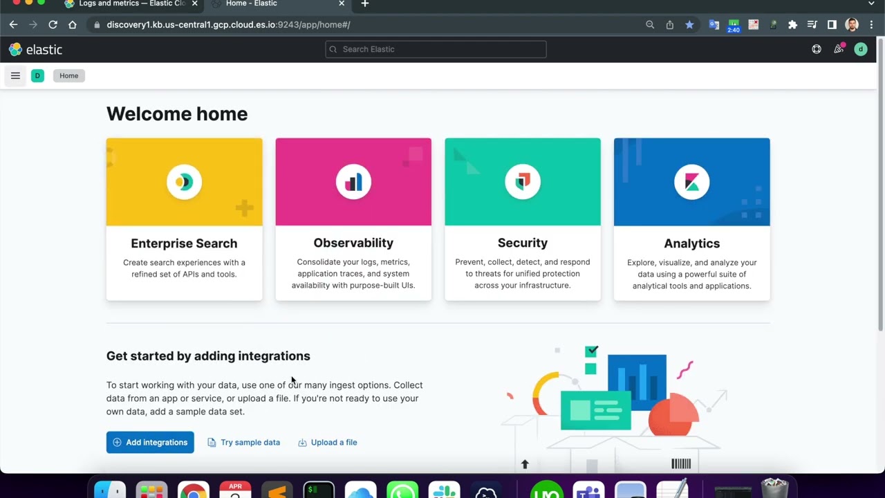 elastic cloud slow log deployment