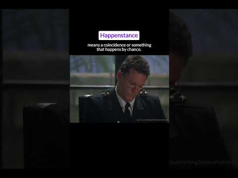 Happenstance: Learn This Unique English Word in 60 Seconds! #englishvocabulary #learnenglish #short