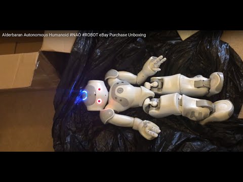 Unboxing Alderbaran Autonomous Humanoid #NAO #ROBOT eBay Purchase