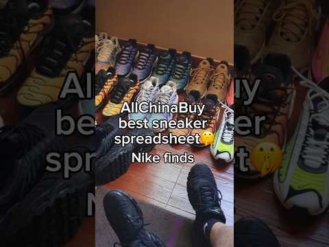 Best sneaker spreadsheet😉 #allchinabuy #sneaker #nike #airmax #acbspreadsheet