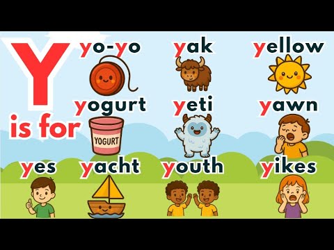 10 Y Words That Start With Y - Learn 10 Letter Y Words in This Fun Alphabet Song for Kids