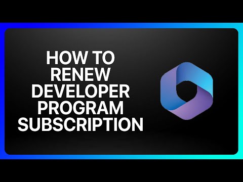 How To Renew Microsoft 365 Developer Program subscription Tutorial