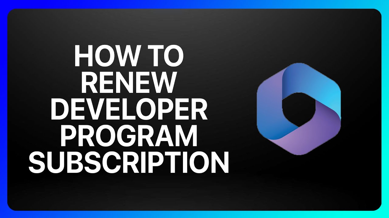 How To Renew Microsoft 365 Developer Program subscription Tutorial