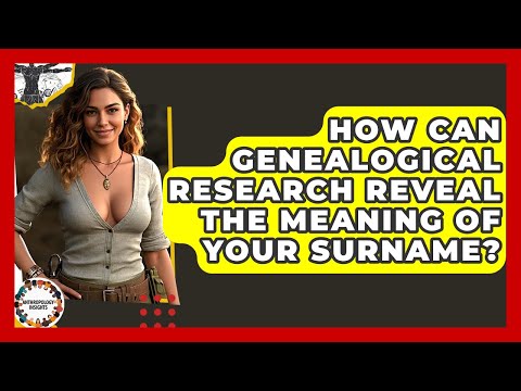 How Can Genealogical Research Reveal The Meaning Of Your Surname? - Anthropology Insights