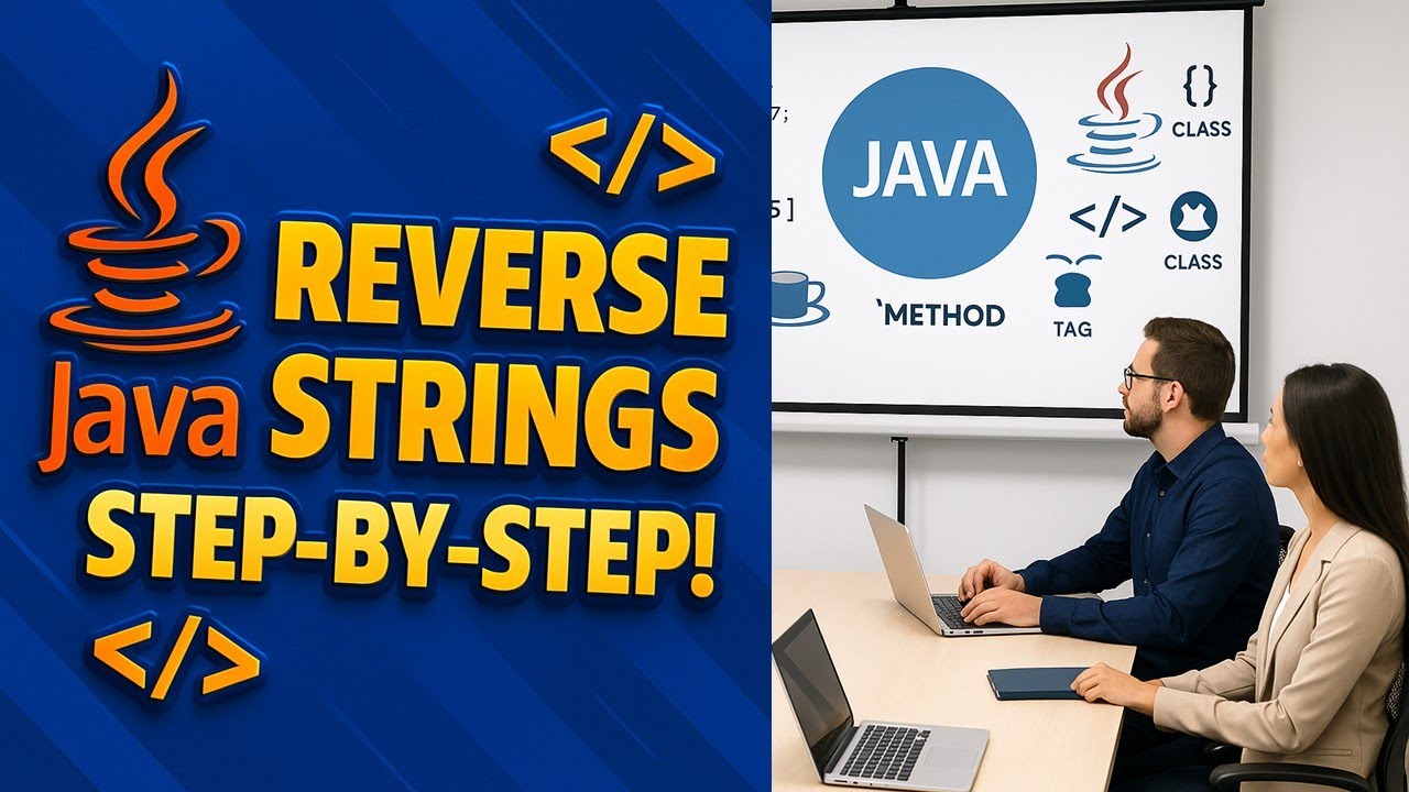 Animated String Reversal in Java | Step-by-Step Visual Guide for Beginners