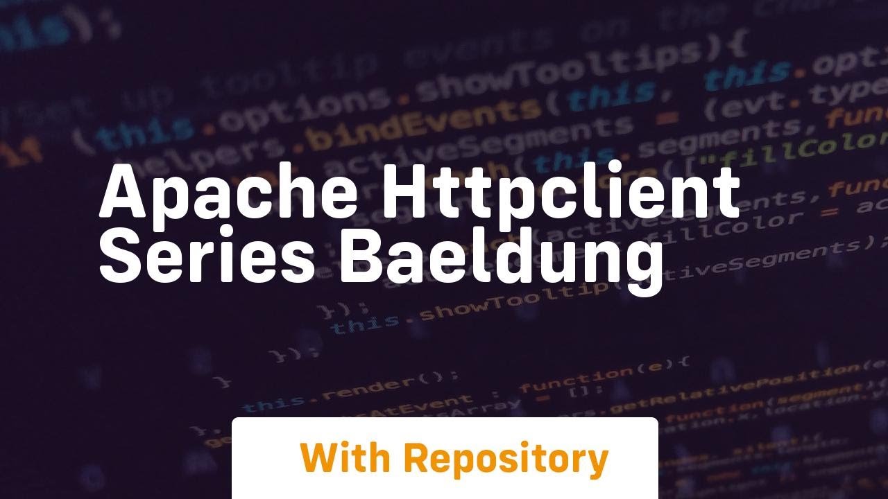 apache httpclient series baeldung