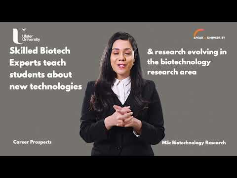 MSc Biotechnology Research - Ulster University (UK)