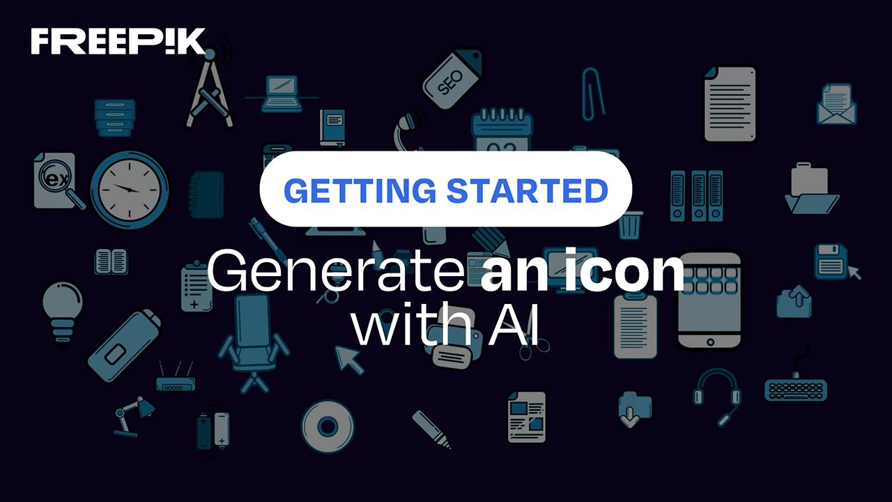 How to make AI-generated icons | Freepik Getting Started