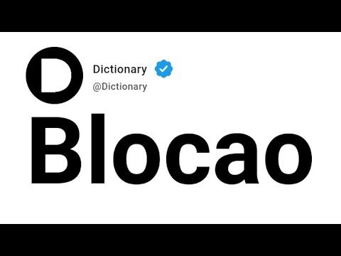 Blocao Significado En Inglés
