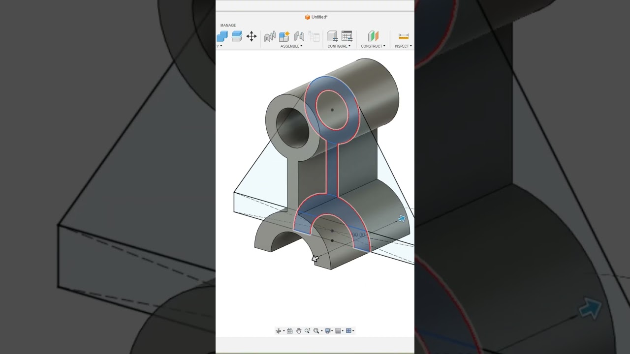 Fusion360 Part Modeling Tutorial-111. #design #3dmodeling #modelingtutorial #engineering#fusion360