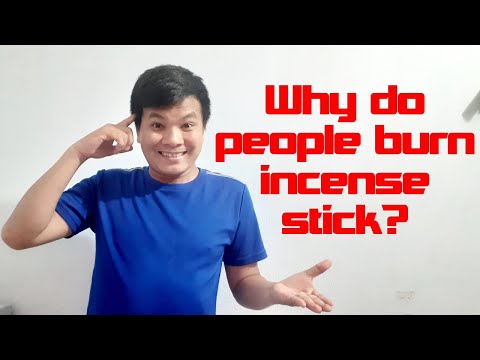 Why do people burn incense stick? - Learn English every day